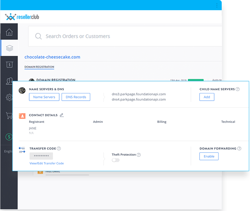 Manage Web Hosting Business with our WebPro Panel | ResellerClub